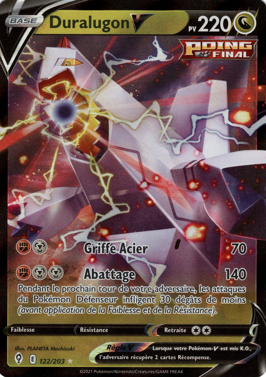 Duralugon V - EB07 122/203 - Évolution Céleste SWSH07 - Carte Pokémon à ...