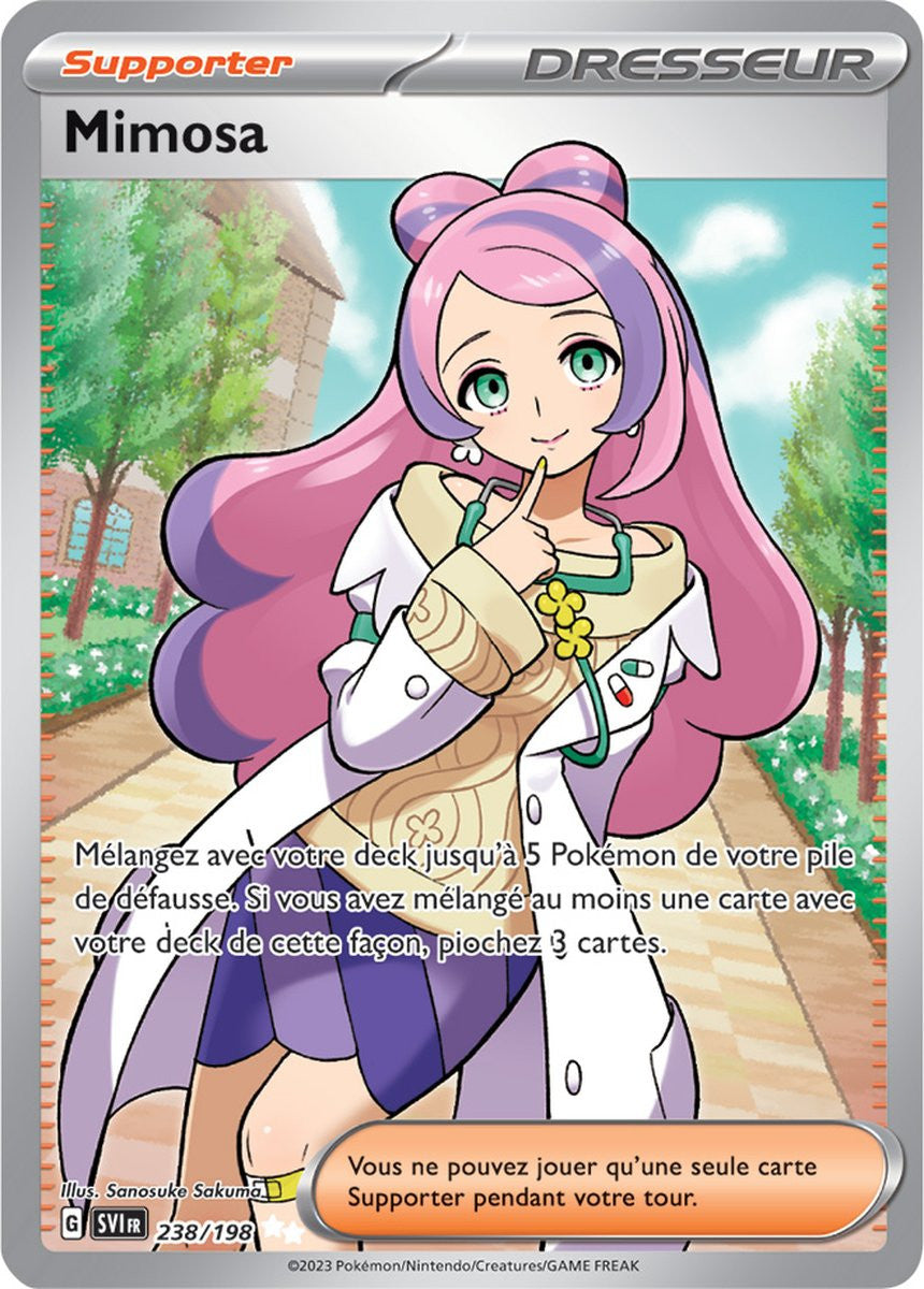 Mimosa - 238/198 - Carte Pokémon Écarlate et Violet EV01 - DracauGames