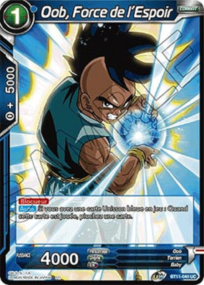 Carte Dragon Ball Super BT11-040 Oob, Force de l'Espoi - DracauGamesr