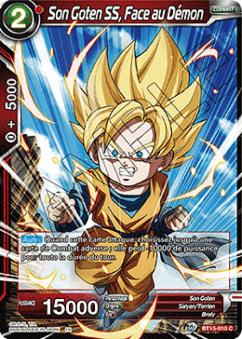 Son Goten SS, Face au Démon : BT15-010 - Carte à l'unité Dragon Ball Super - DracauGames